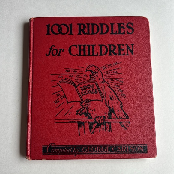 Toys | Vintage 101 Riddles For Children Hardcover Book | Poshmark